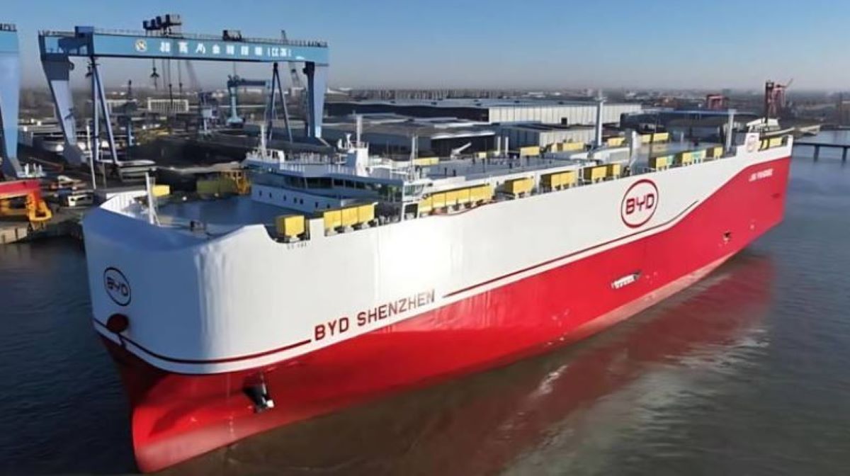 BYD presenta el buque transportador de automóviles más grande del mundo ...