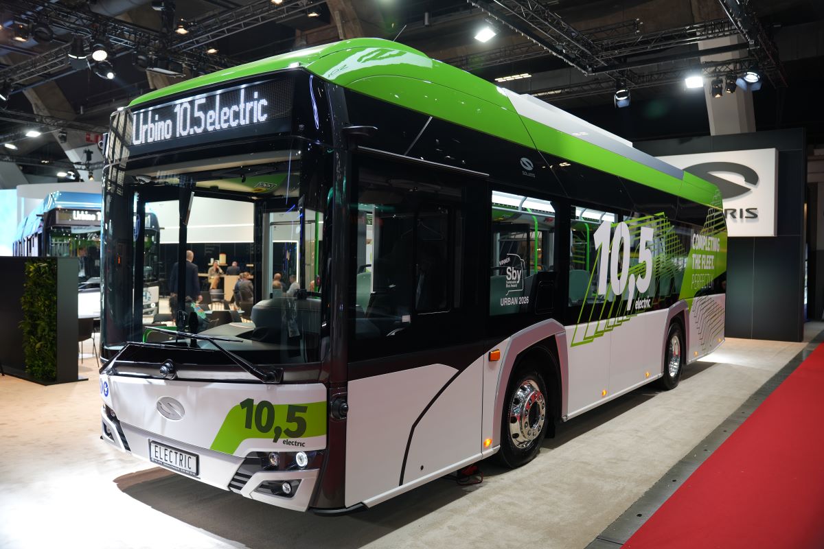 El Solaris Urbino 10,5 eléctrico gana el Premio al Autobús Sostenible 2026 - Diario de Transporte